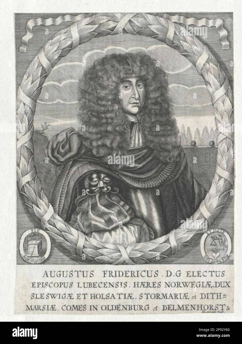 August Friedrich, Duke of Schleswig-Holstein-Gottorp Stock Photo - Alamy