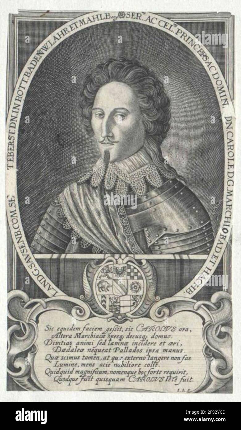 Karl II., Markgraf of Baden-Durlach Stock Photo - Alamy