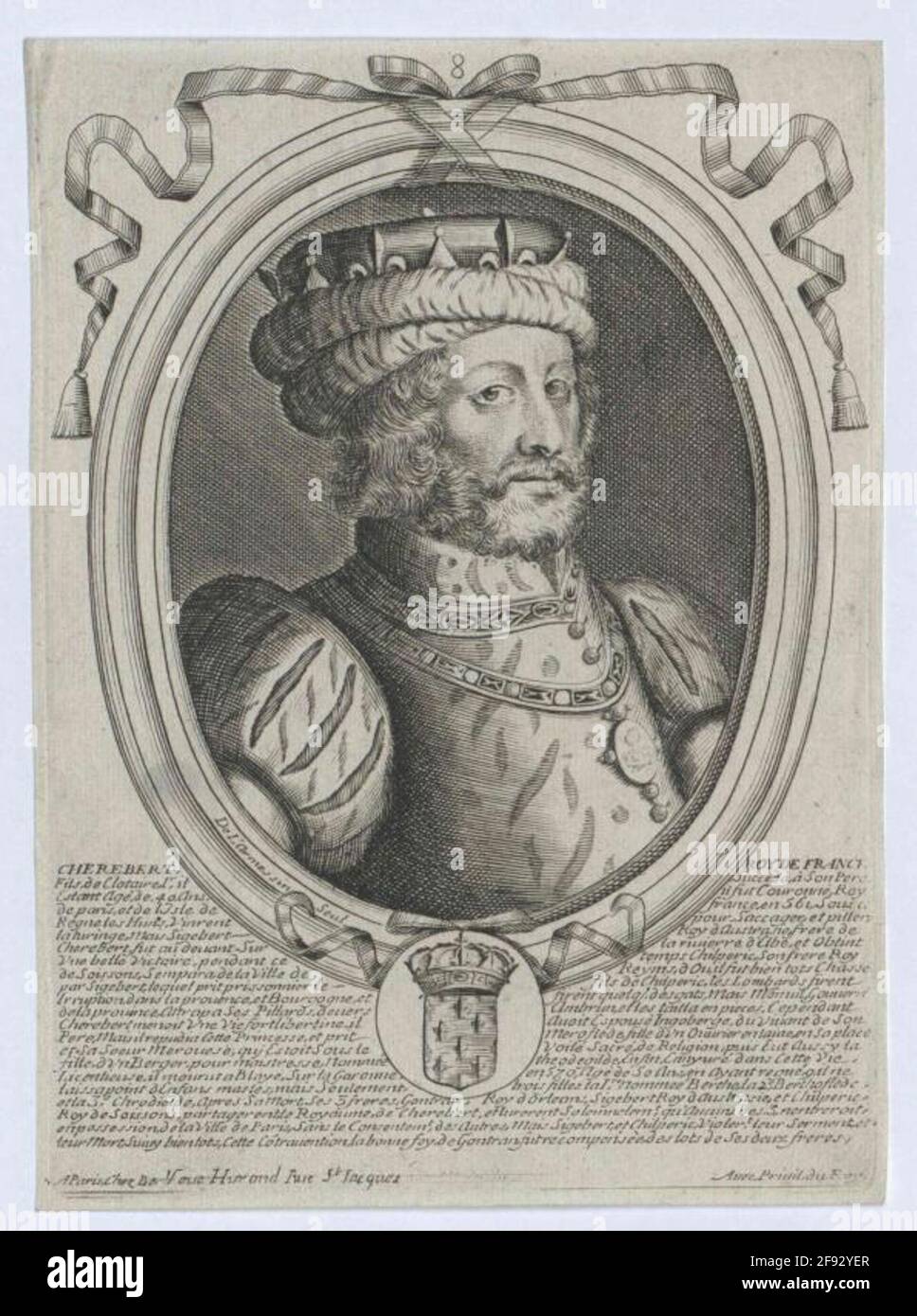 Charibert I, King of Franconia Stock Photo - Alamy