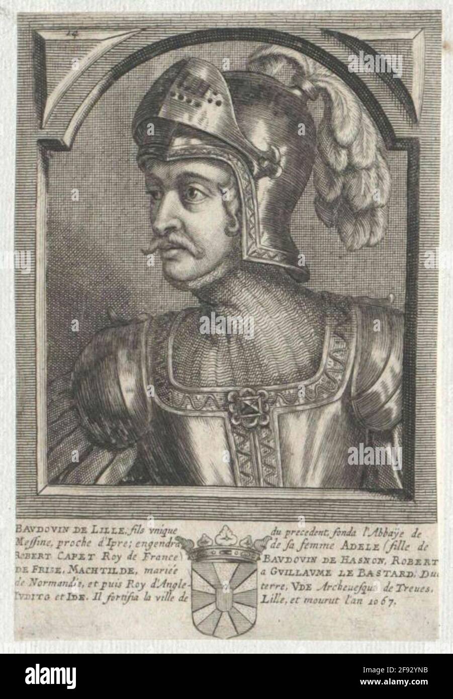 Balduin V., Count of Flanders Stock Photo - Alamy