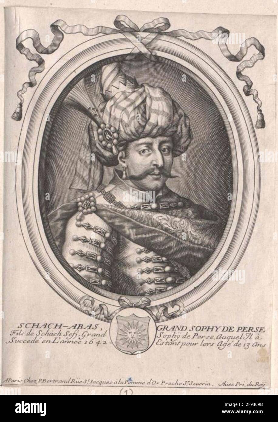 Abbas II., Shah of Persia Stock Photo - Alamy