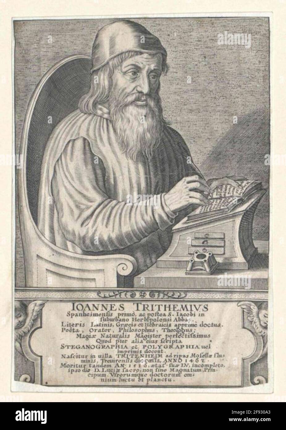 Trithemius, Johannes Stock Photo - Alamy