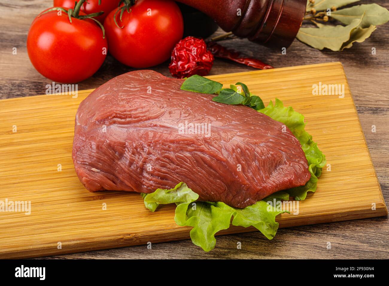 Raw beef meat piece for cooking Stock Photo - Alamy