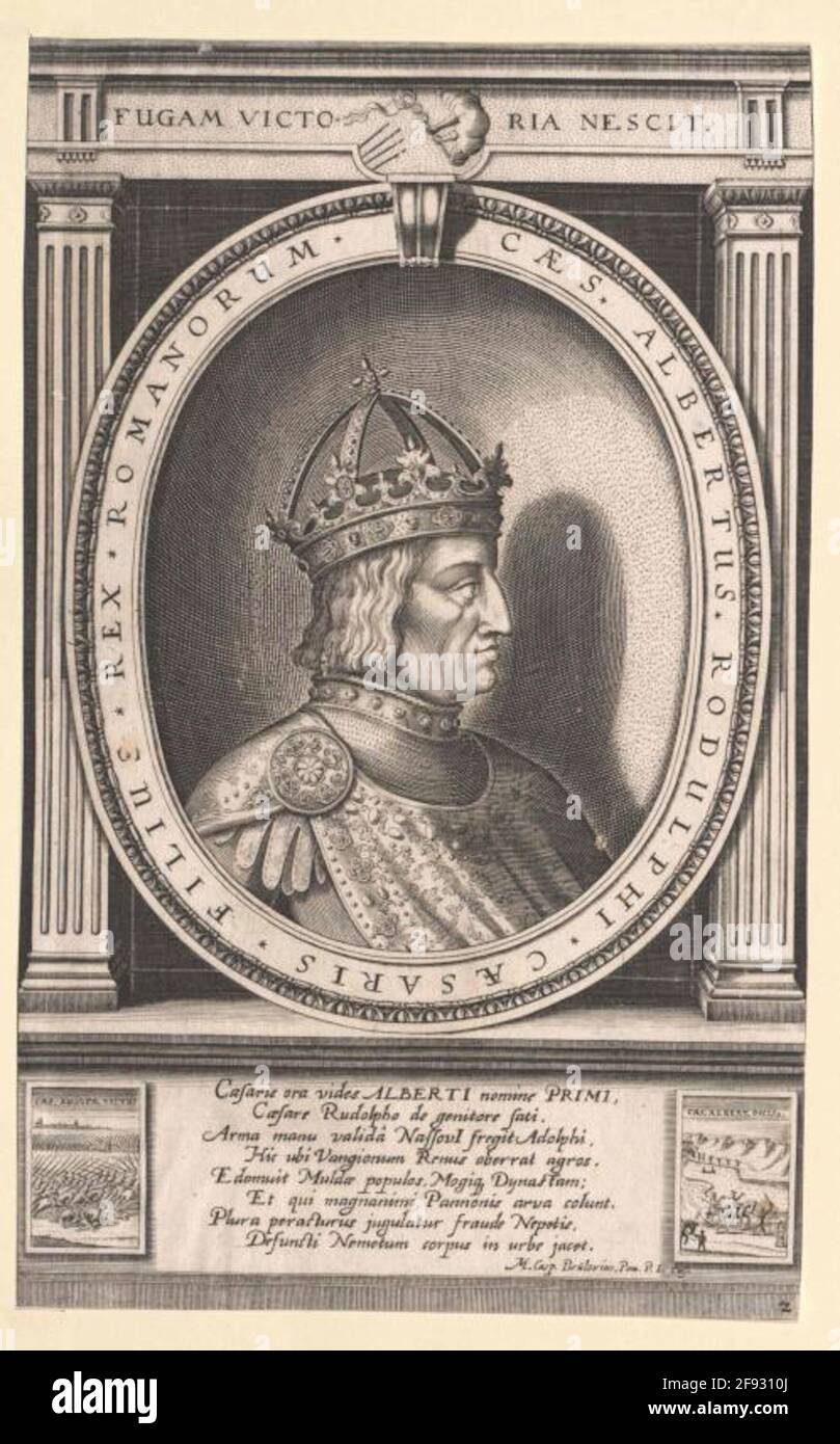 Albrecht I, German King Stecher: Heyden, Jacob van der (1573 Stock ...