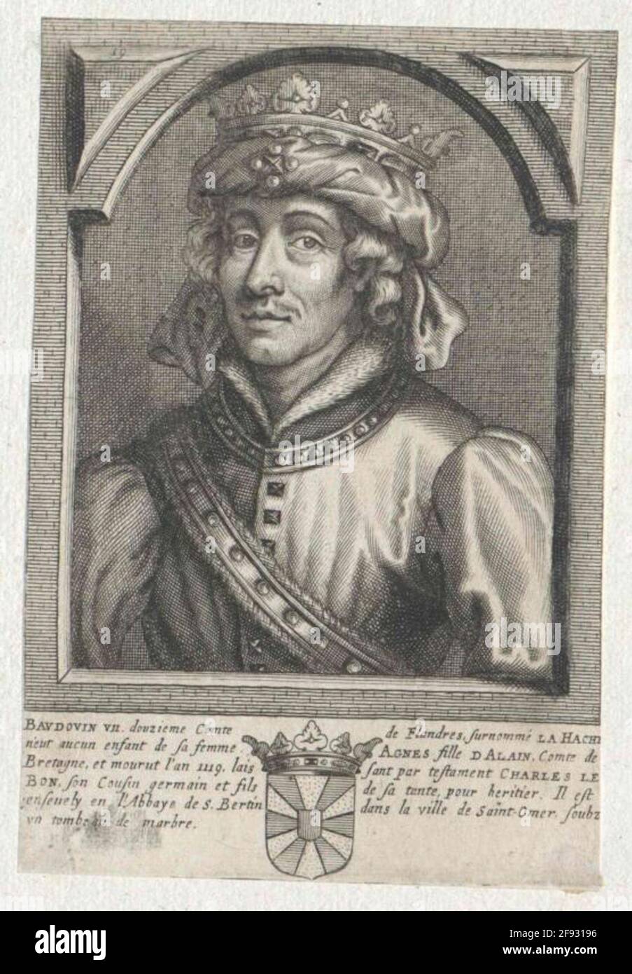 Balduin VII., Count of Flanders Stock Photo - Alamy