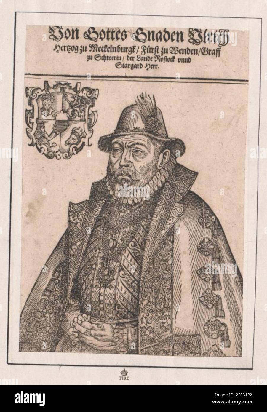 Ulrich III., Duke of Mecklenburg Stock Photo - Alamy