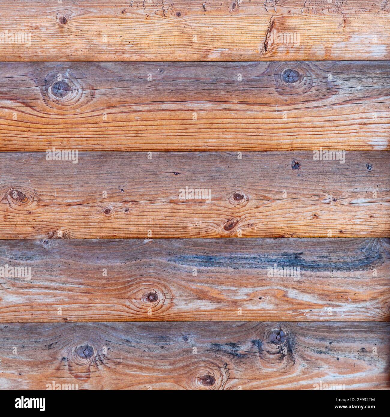Horizontal Log wall texture for background Stock Photo - Alamy