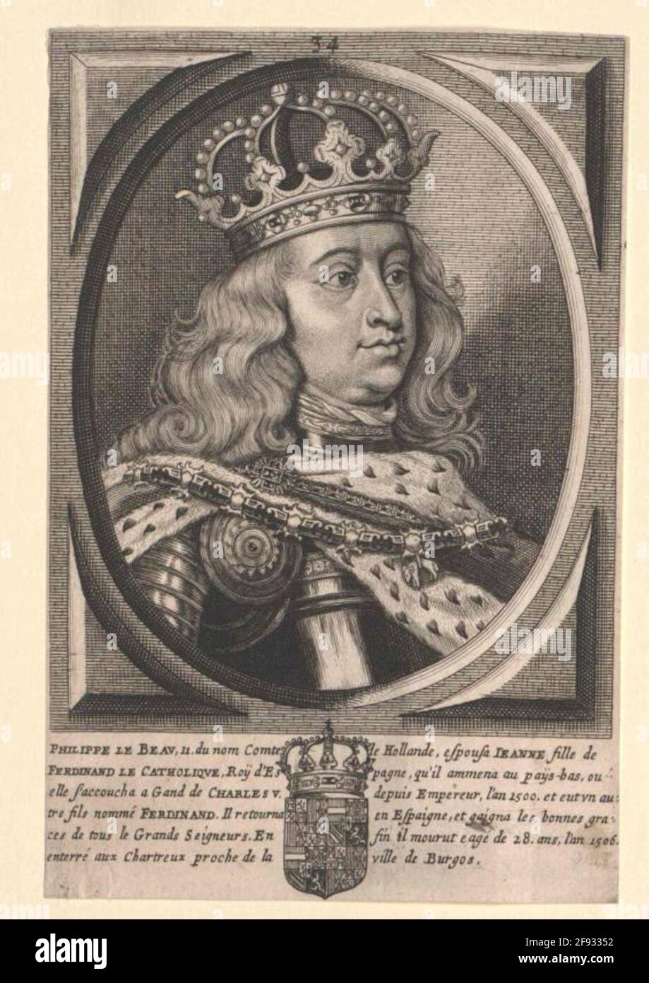 Philipp I. The beautiful, king of Spain Stock Photo - Alamy