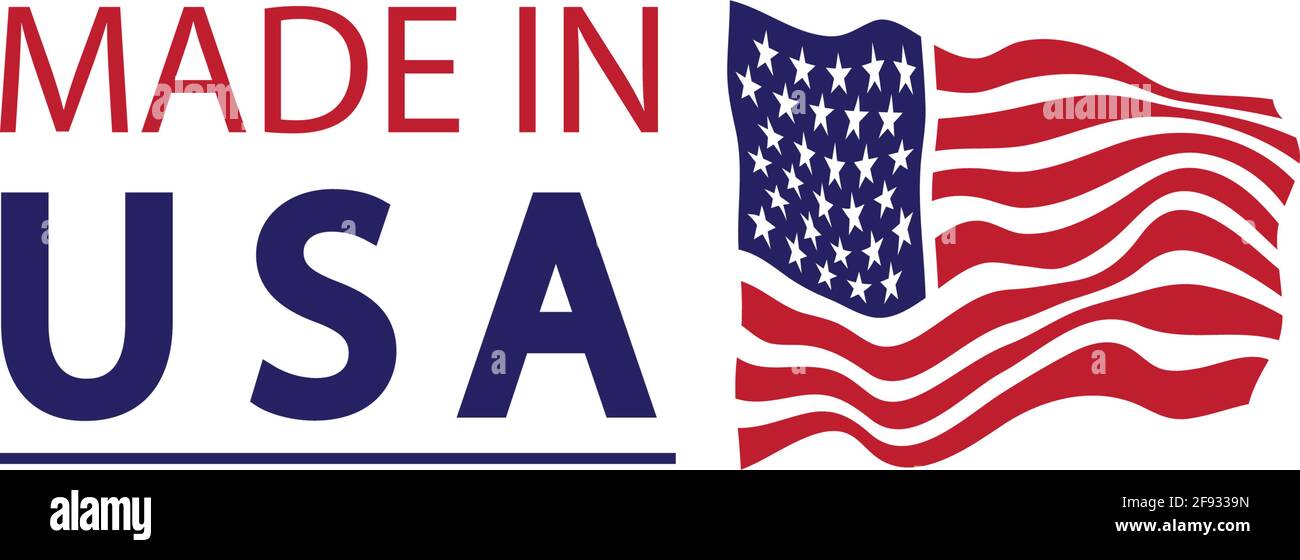 Made in usa logo design. Flag made america american states flags ...