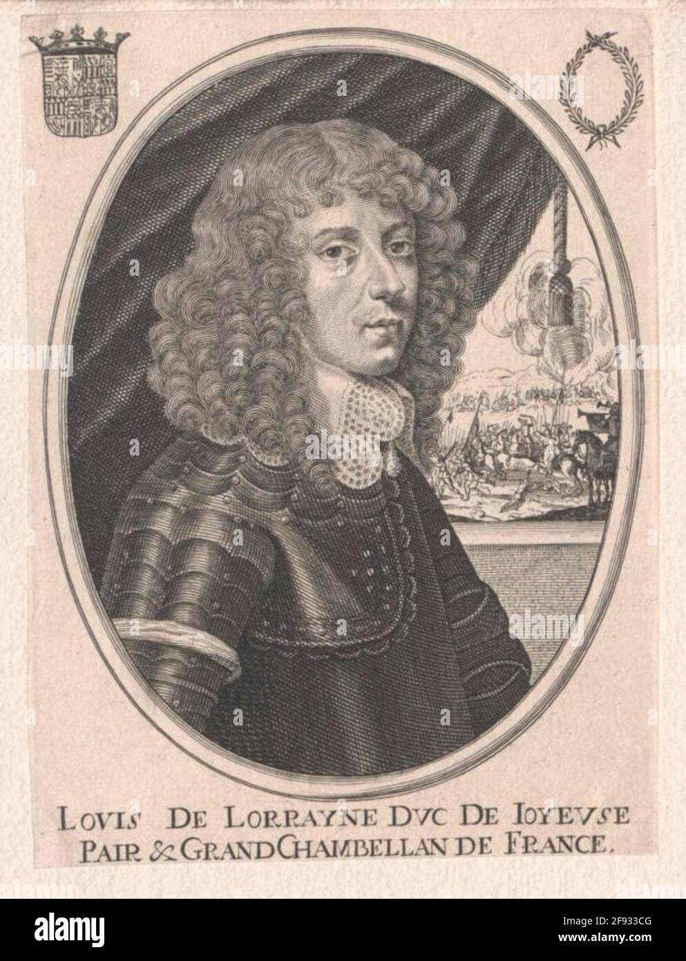 Ludwig of Lorrainen-Guise, Duke of Joyeuse Stock Photo - Alamy