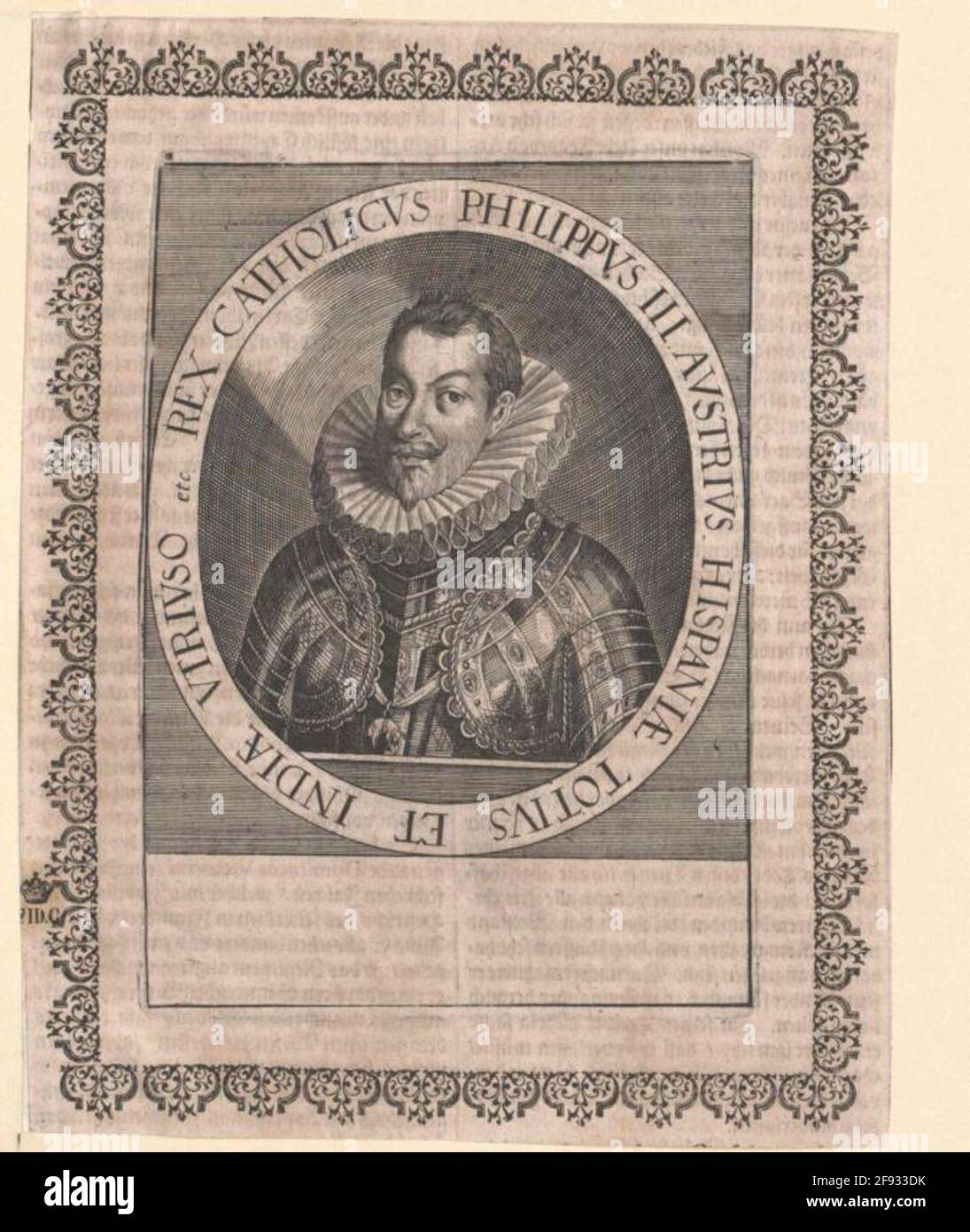 Philipp III., King of Spain 1633/1666 Stock Photo - Alamy