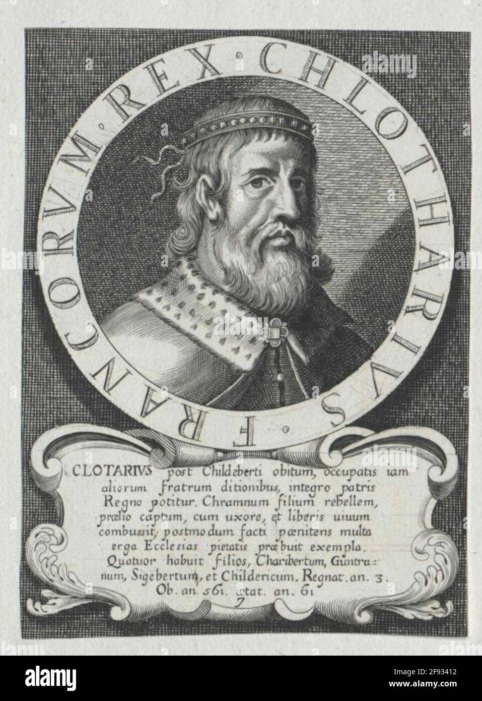 Chlothar I, King of Franconia Stock Photo - Alamy