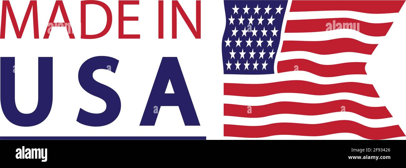 Made in usa logo design. Flag made america american states flags ...
