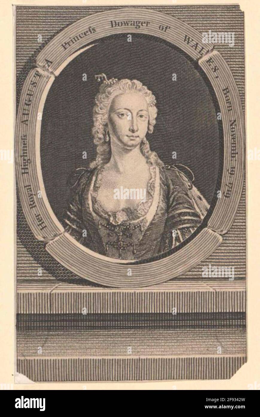 Auguste, Princess of Saxony-Gotha Stock Photo - Alamy