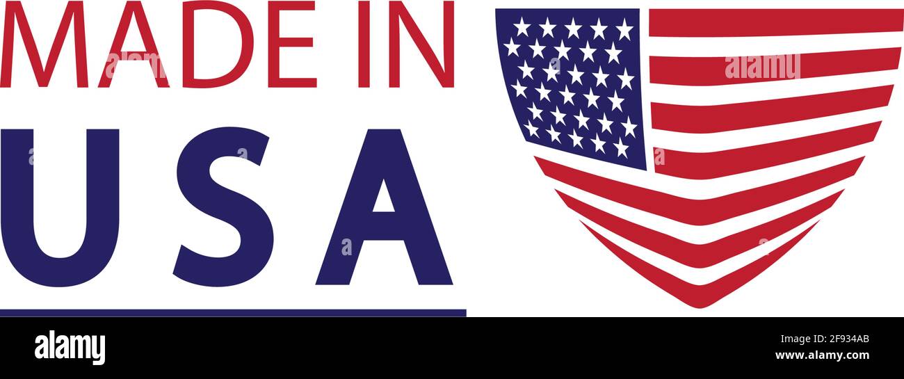 Made in usa logo design. Flag made america american states flags ...