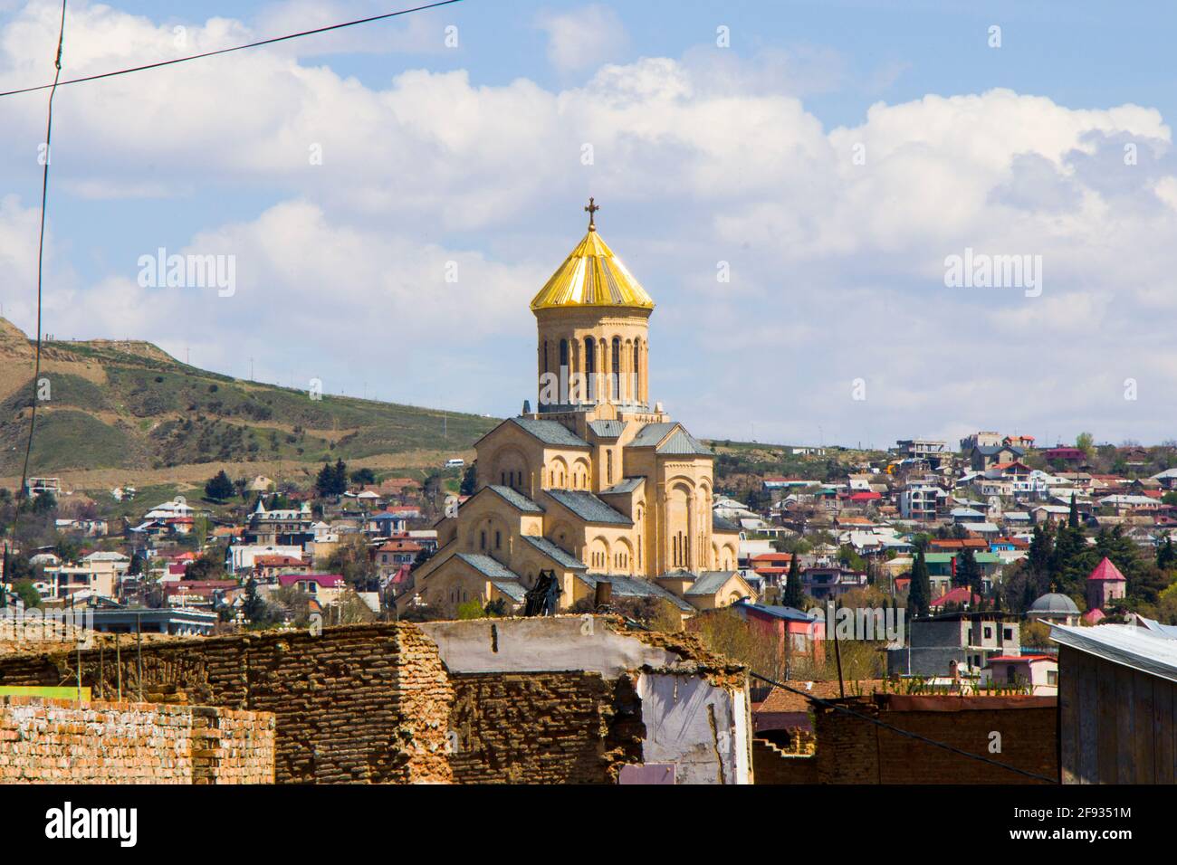 Sameba church in Tbilisi, Georgia. Beautiful architecture, travel ...