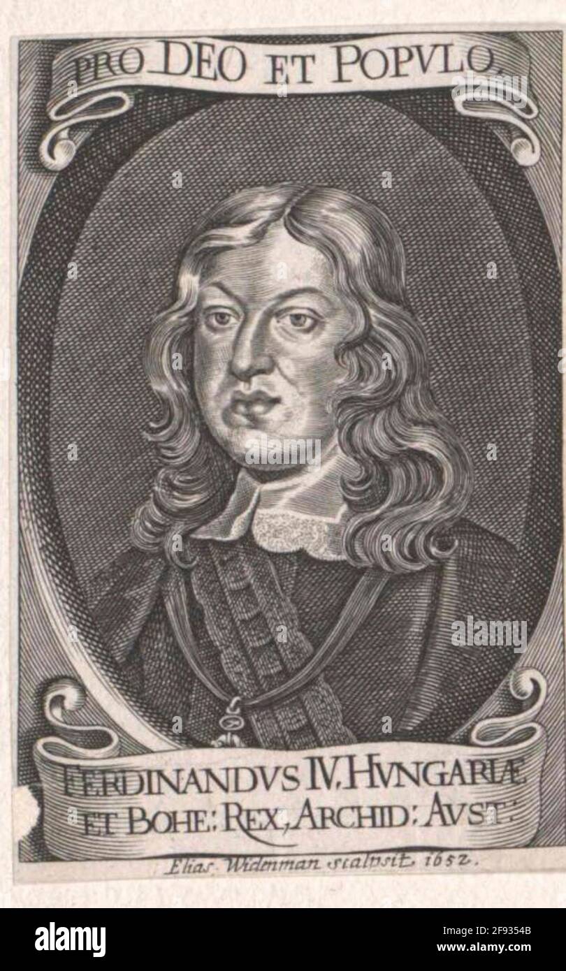 Ferdinand IV., Roman king Stock Photo - Alamy