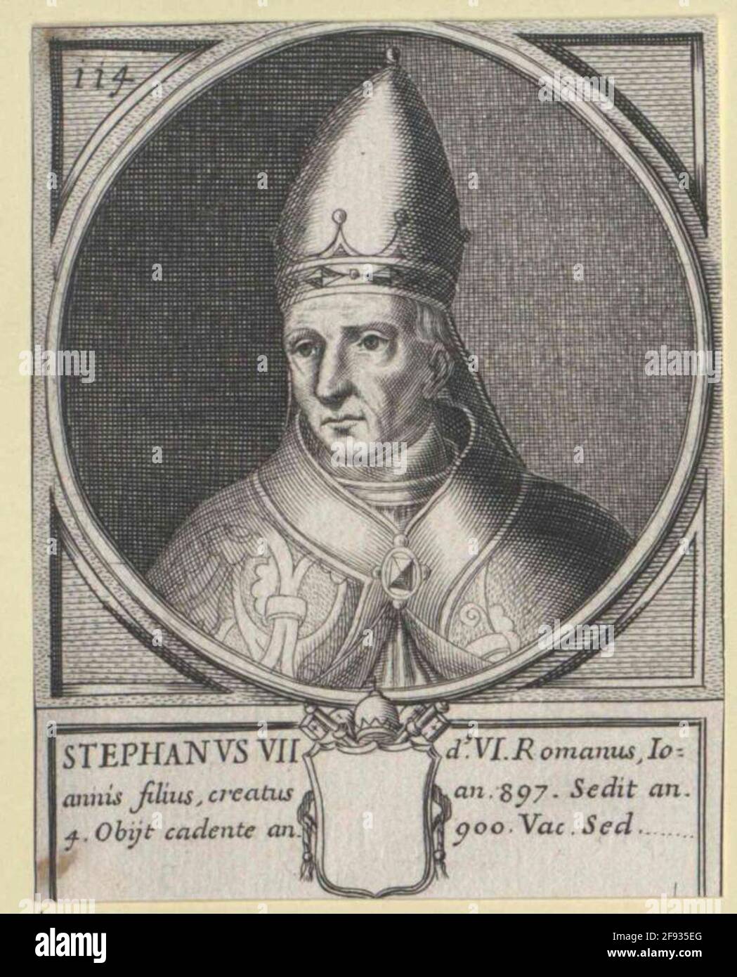 Stephan VI., Papa Stock Photo - Alamy