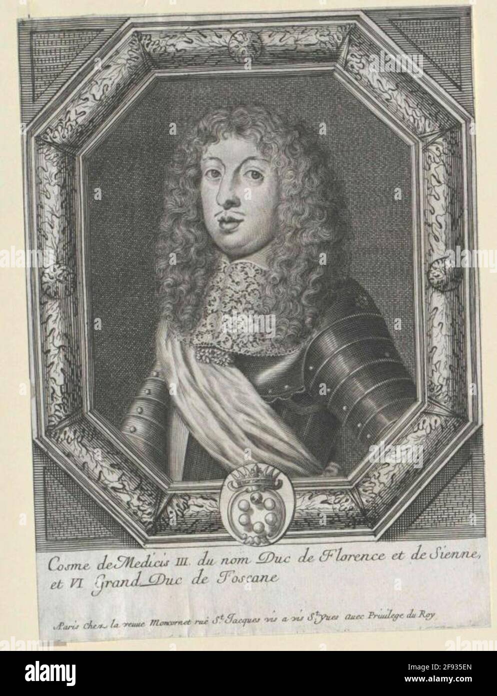 Cosimo III. De Medici, Grand Duke of Tuscany Stock Photo - Alamy