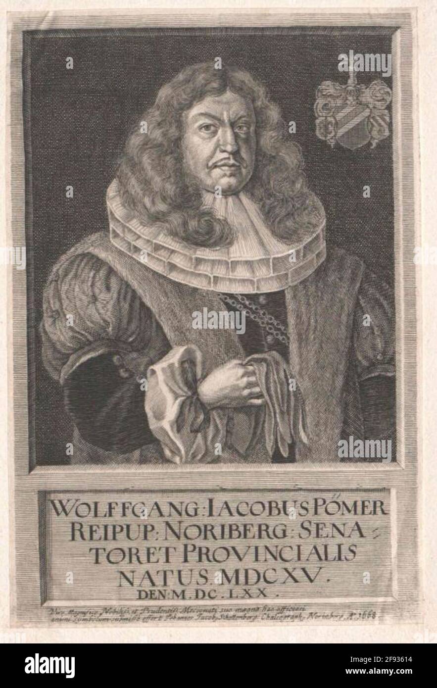 Pömer, Wolfgang Jakob Stecher: Schollenberger, Johann Jakob Stock Photo ...