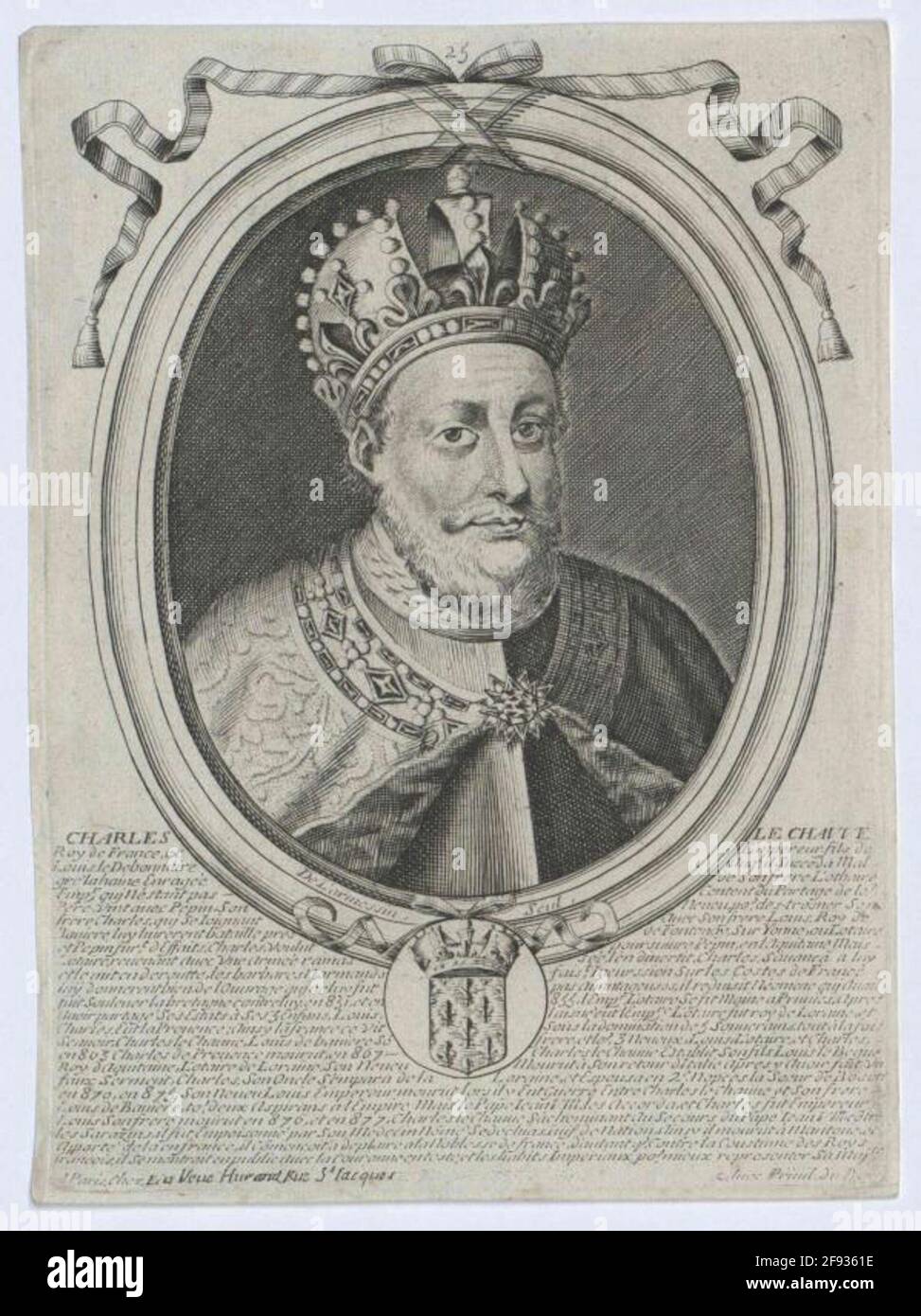 Karl II, the Kahle, Roman Emperor Stock Photo - Alamy