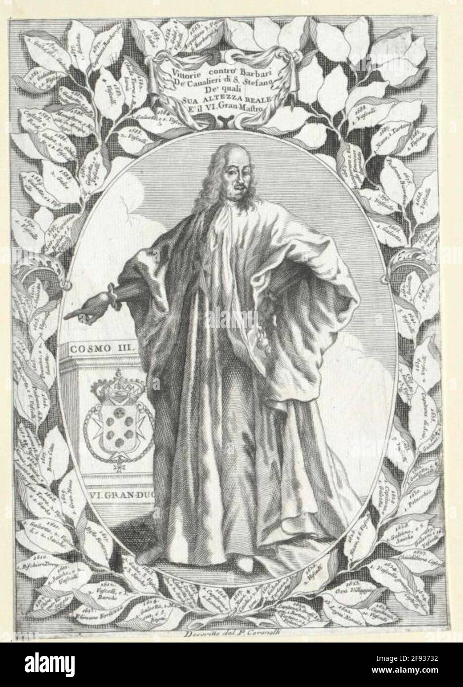 Cosimo III. De Medici, Grand Duke of Tuscany Stock Photo - Alamy