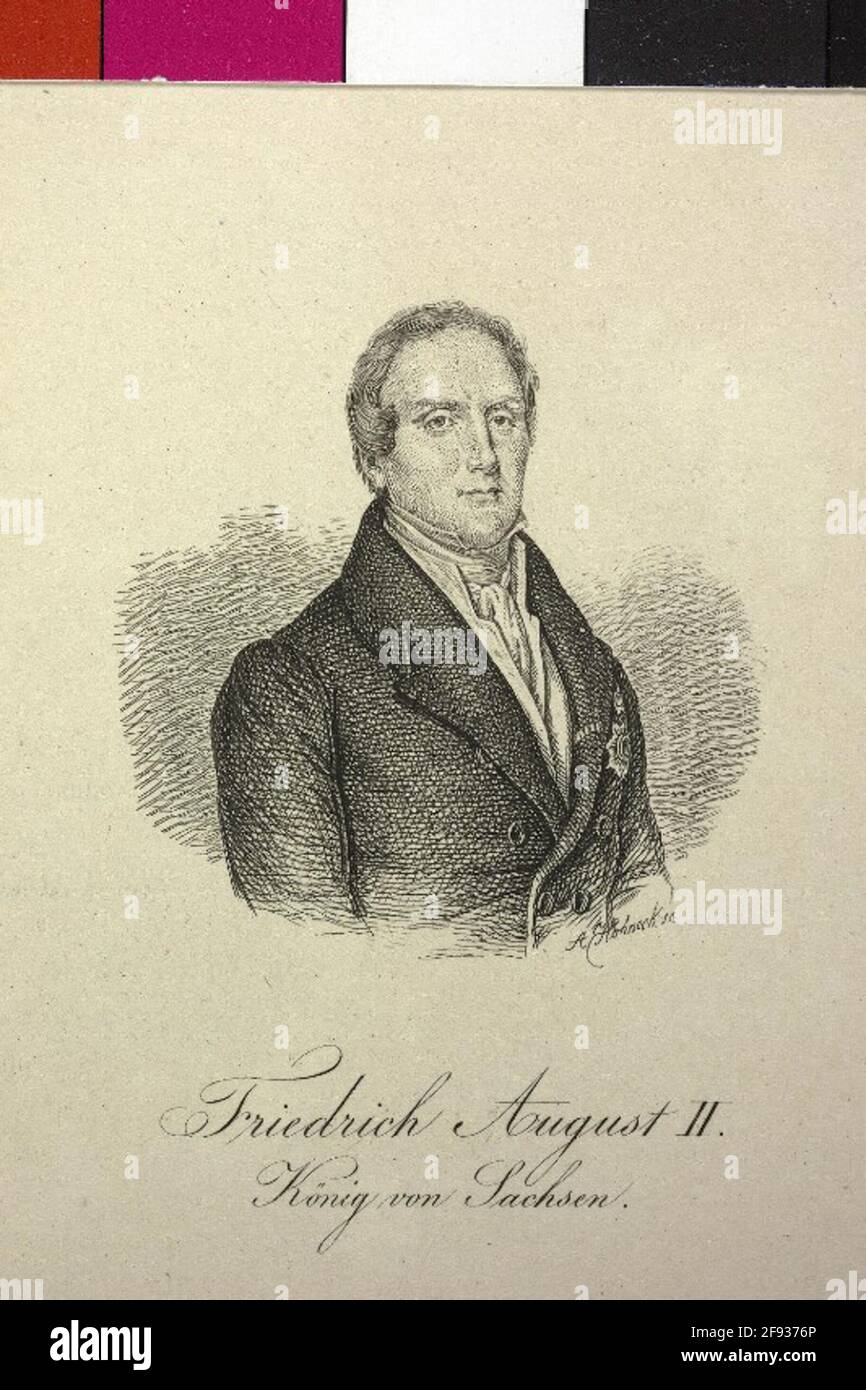 Friedrich August II, King of Saxony Stock Photo - Alamy
