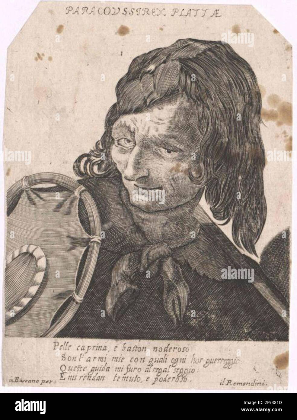 Paracoussi, King of the Platta Indians Stock Photo - Alamy