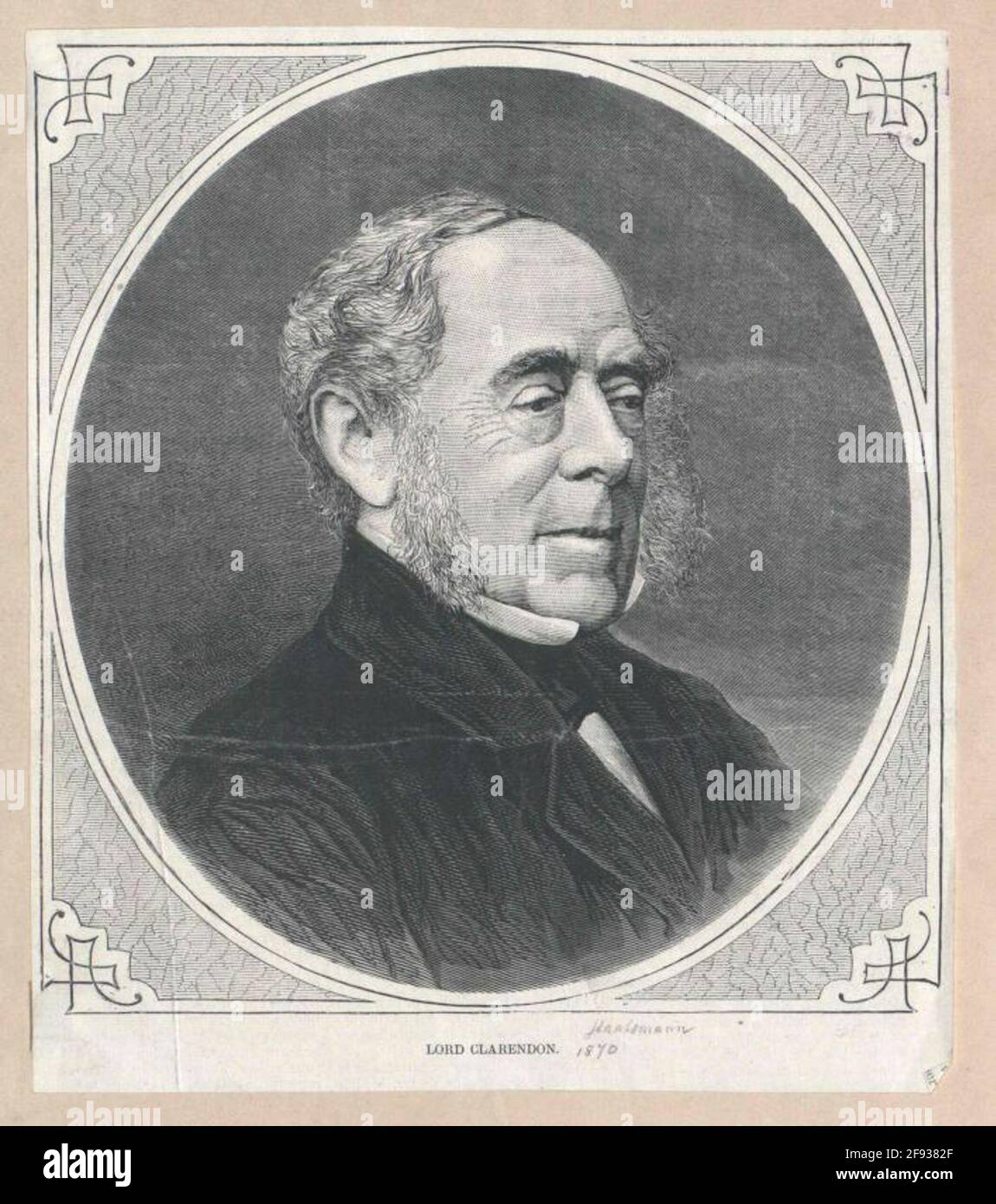 Villiers, 4. Earl of Clarendon, George William Frederick Stock Photo ...