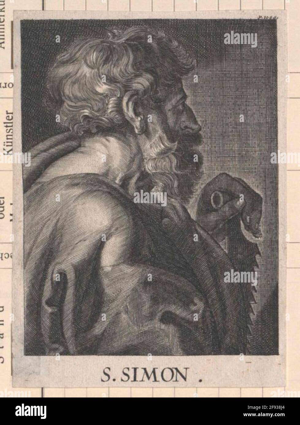 Simon, Holy Apostle Stock Photo - Alamy