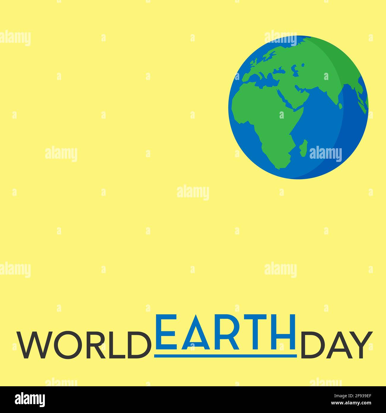 World Earth Day with planet Stock Photo - Alamy