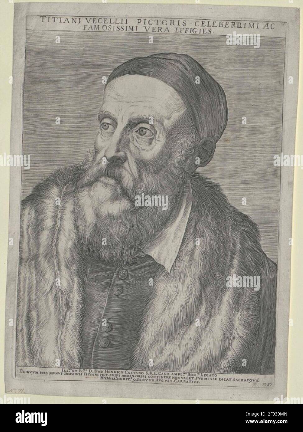 Vecellio, Tiziano Stecher: Carracci, Agostino Stock Photo - Alamy