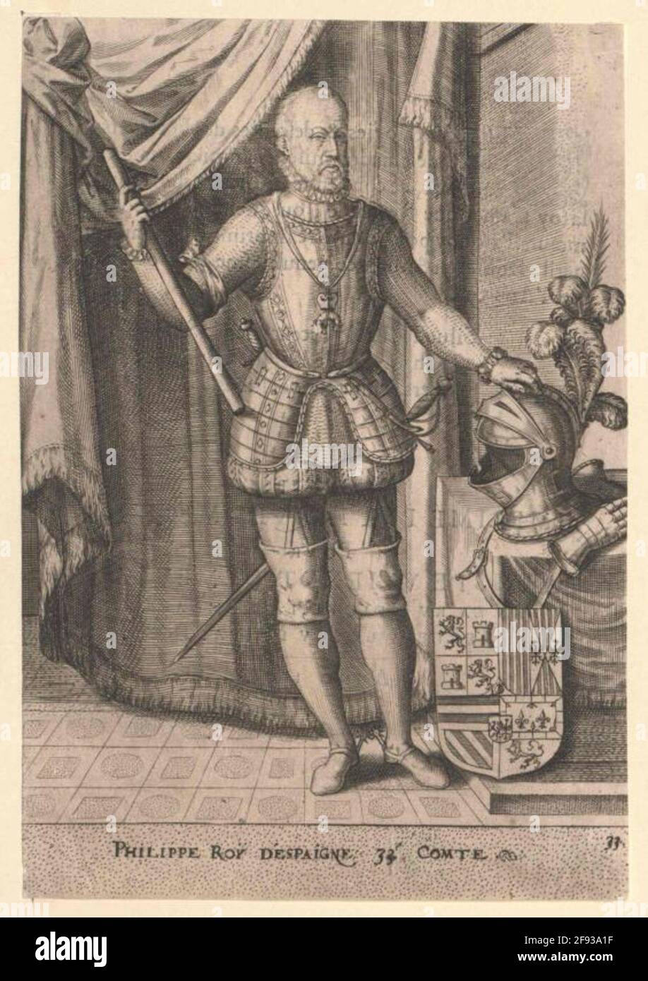 Philipp II., King of Spain Stock Photo - Alamy