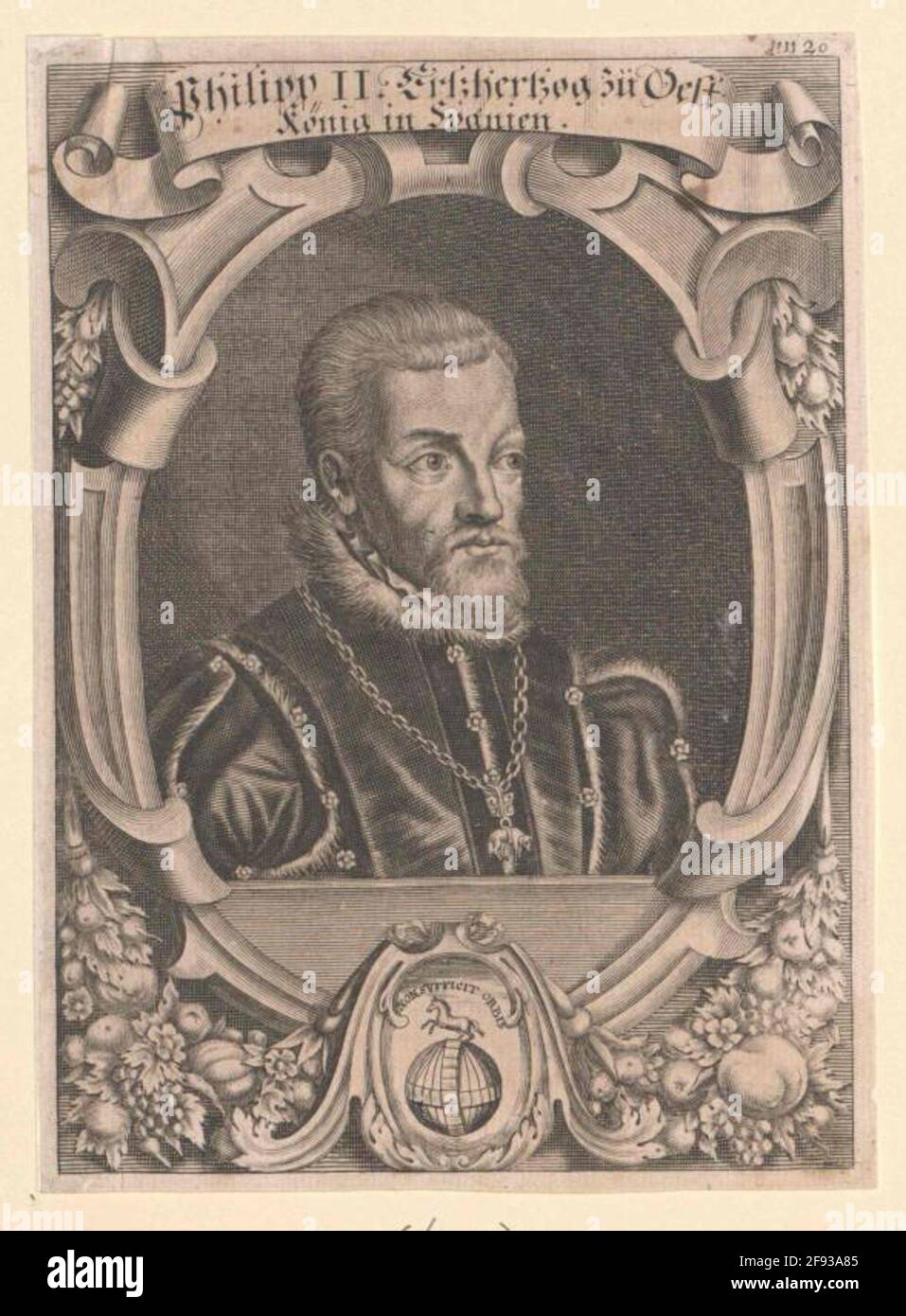 Philipp II., King of Spain 1556/1700 Stock Photo - Alamy