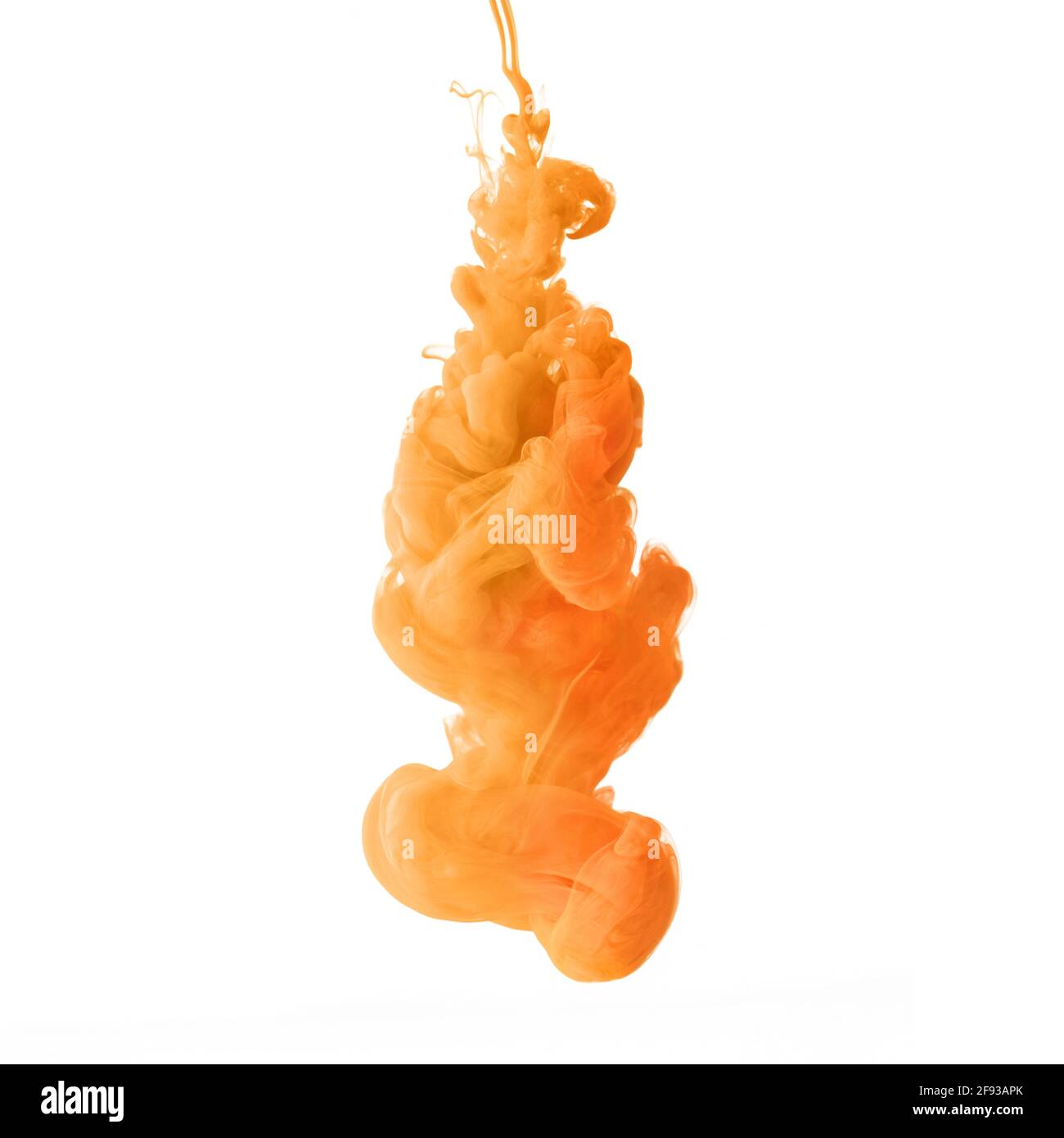 Explosion of colored, fluid and neoned liquids on white studio ...