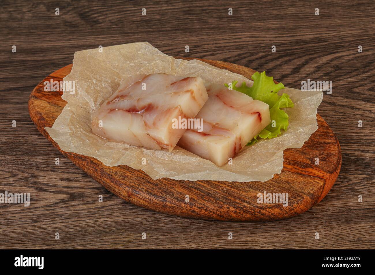 Raw dietary pollock fish fillet for cooking Stock Photo - Alamy