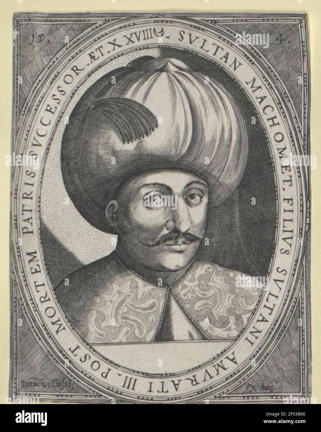 Mohammed III., Sultan of Turkey Stecher: Custos, DominicusDation: 1565 ...