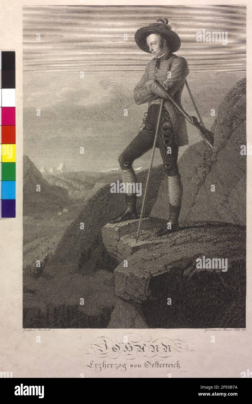 Johann, Archduke of Austria Stecher: Höfelf, Blasius (1792 Stock Photo ...