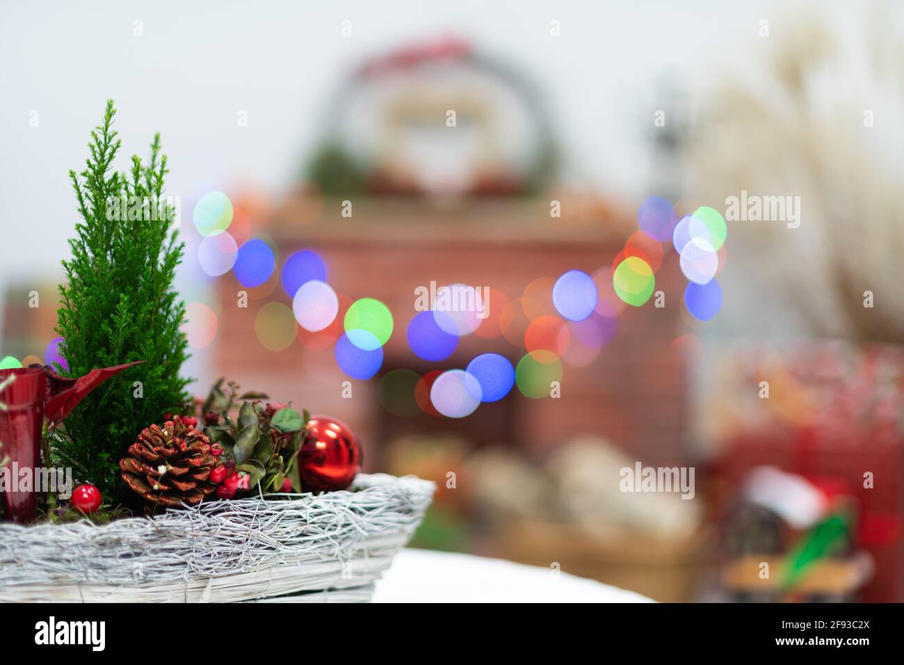 Just in front of the camera is a Christmas reed reminding us of the ...