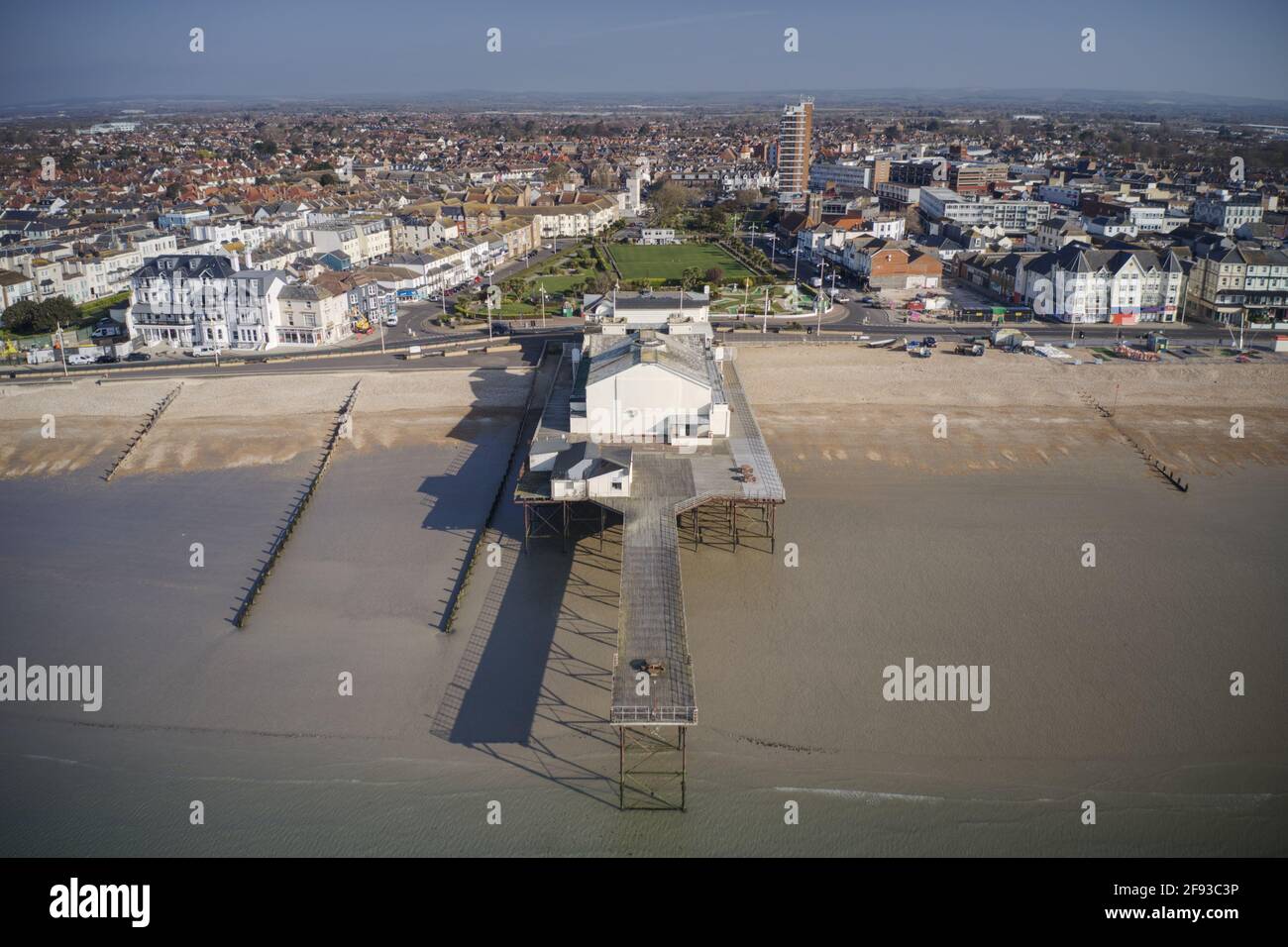 Aerial Photo of Bognor Regis Pier a Victorian Building situated on a ...