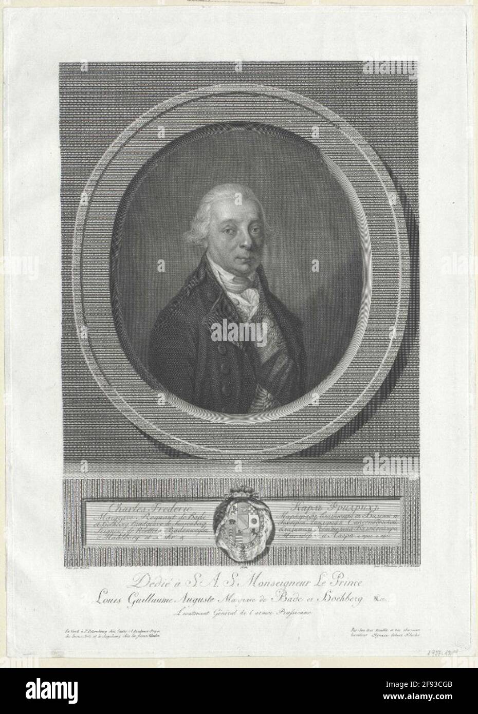 Karl Friedrich, Grand Duke of Baden Stock Photo - Alamy