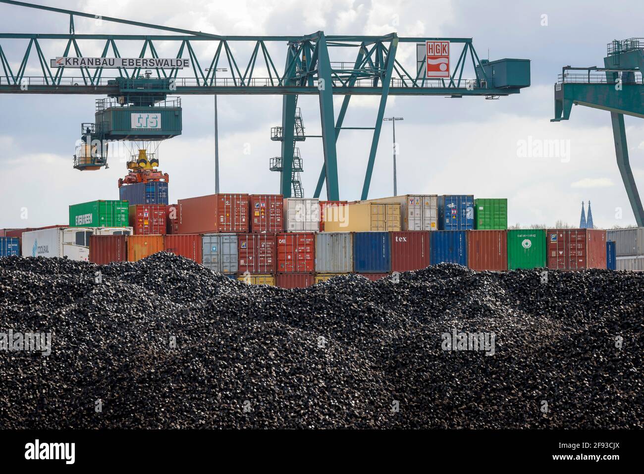 Cologne, North Rhine-Westphalia, Germany - Port of Cologne Niehl ...