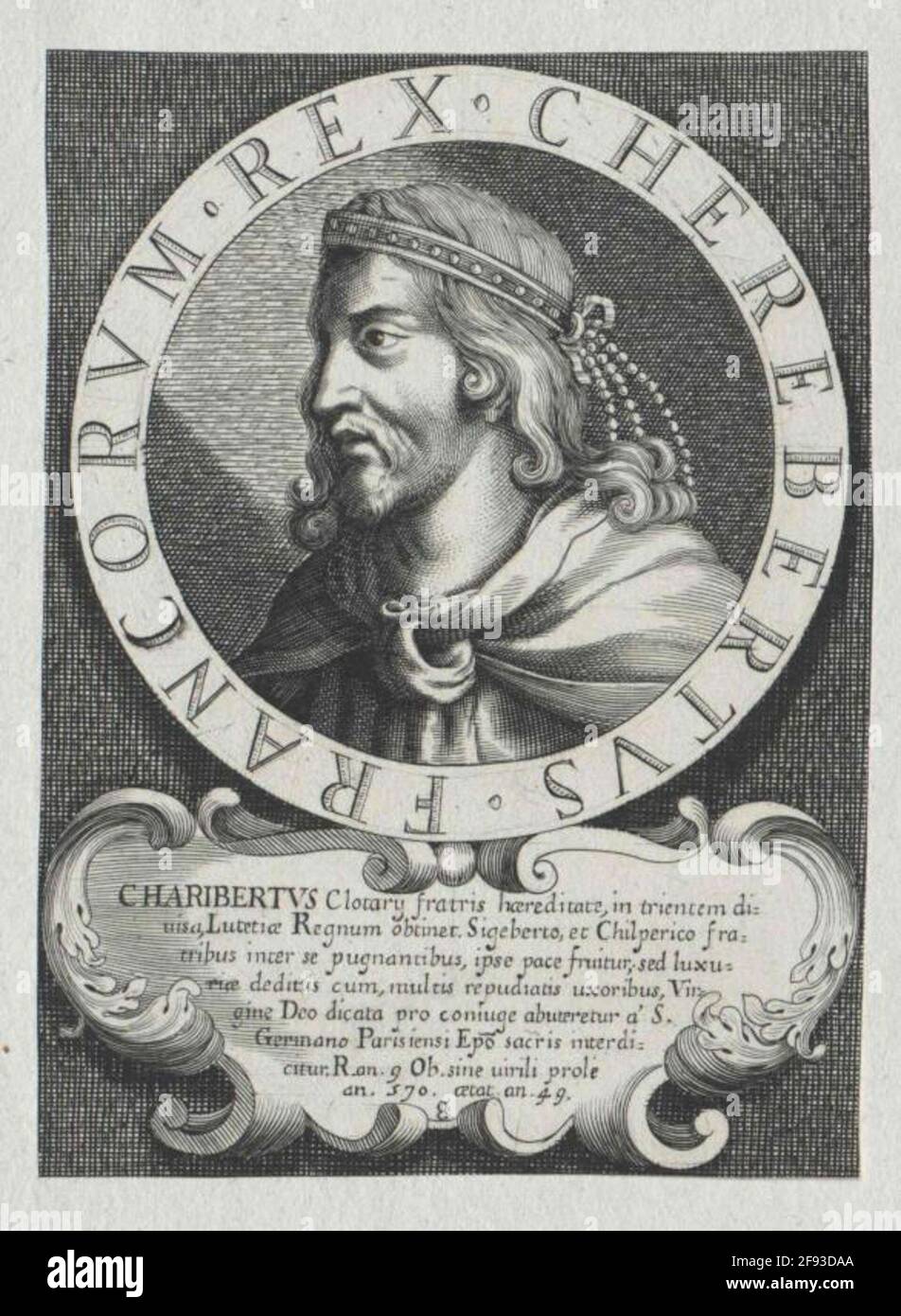 Charibert I, King of Franconia Stock Photo - Alamy