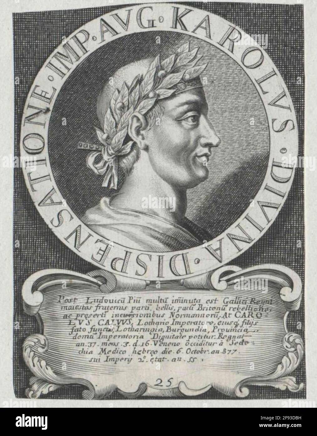 Karl II, the Kahle, Roman Emperor Stock Photo - Alamy