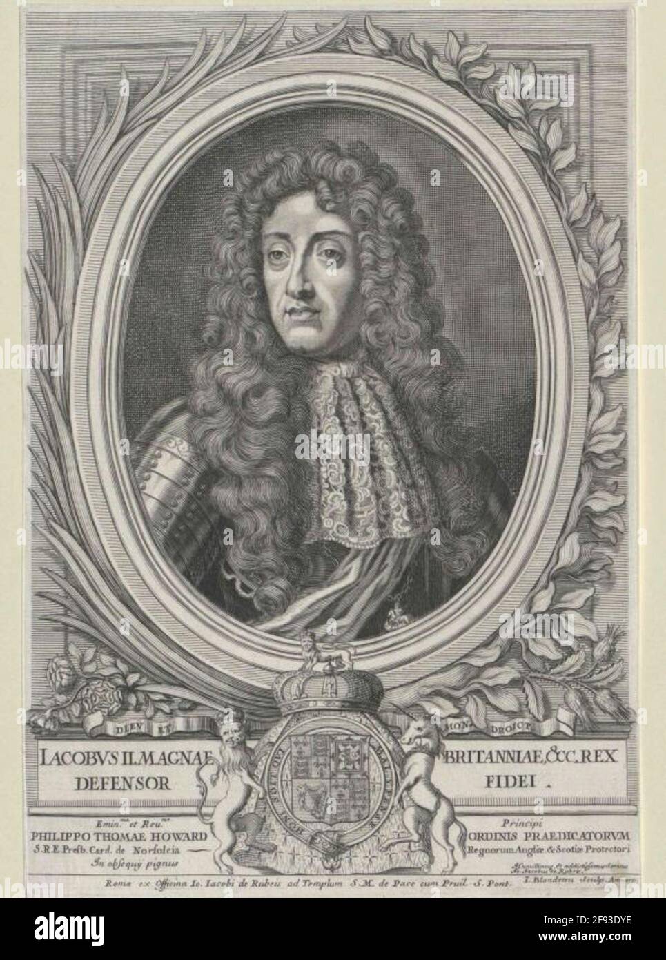 Jacob II. King of England Stock Photo - Alamy