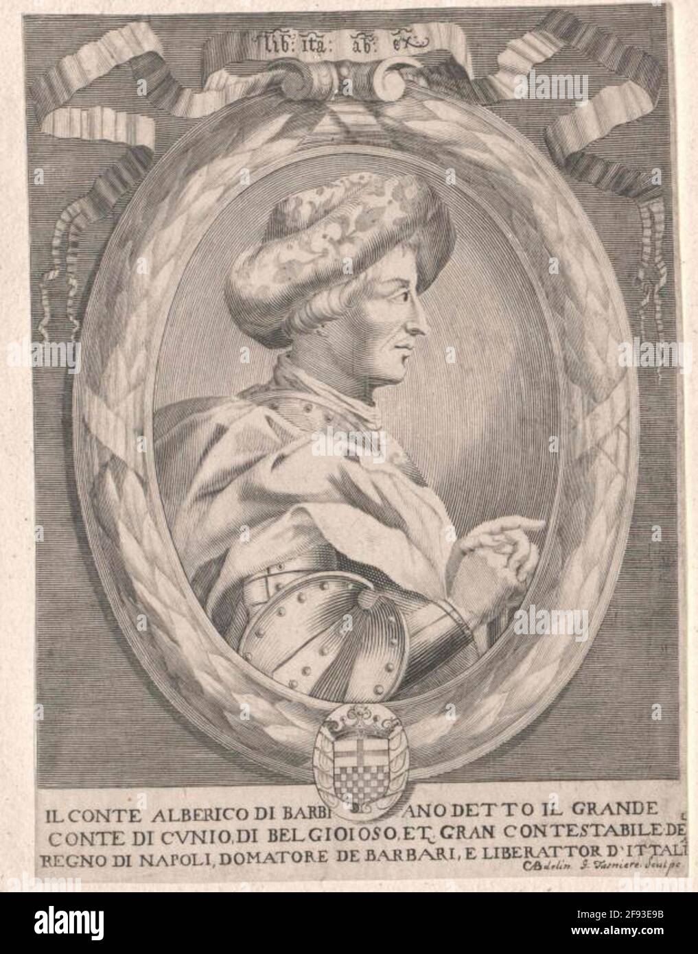 Alberico da Barbiano, Count of Stock Photo - Alamy