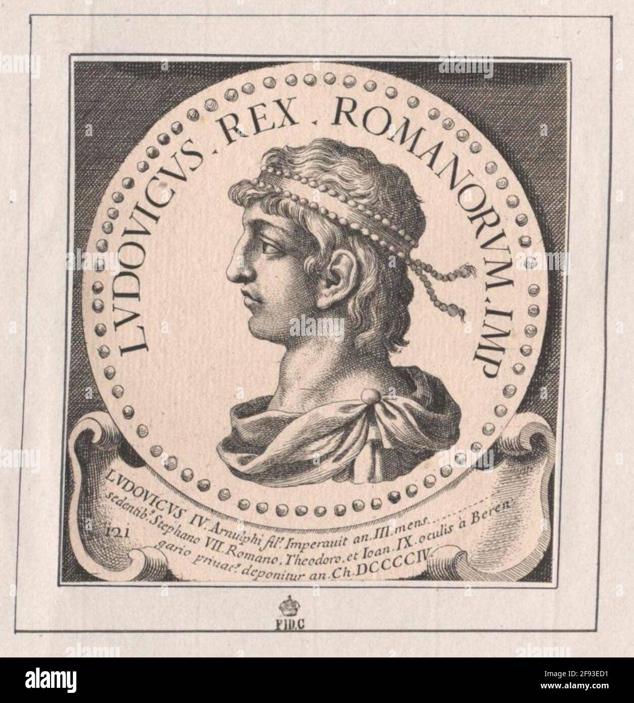 Ludwig IV., The child king Stock Photo - Alamy