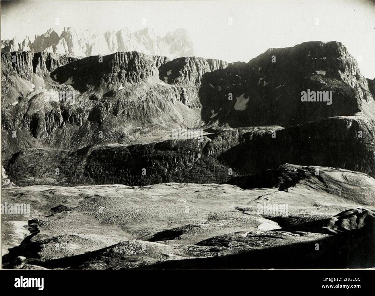 Position Punta Selle: Colifon, Busa D 'Orso, Palagruppe, with opposing ...