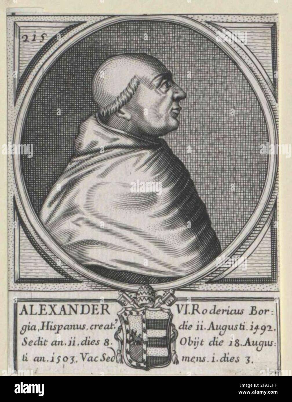 Alexander VI., Papa Stock Photo - Alamy
