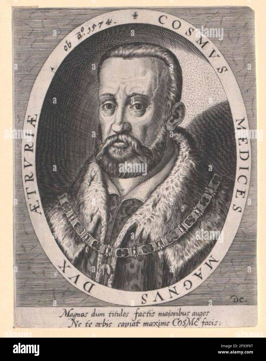 Cosimo I. de 'Medici, Grand Duke of Tuscany Unknown artist dating: 1601 ...